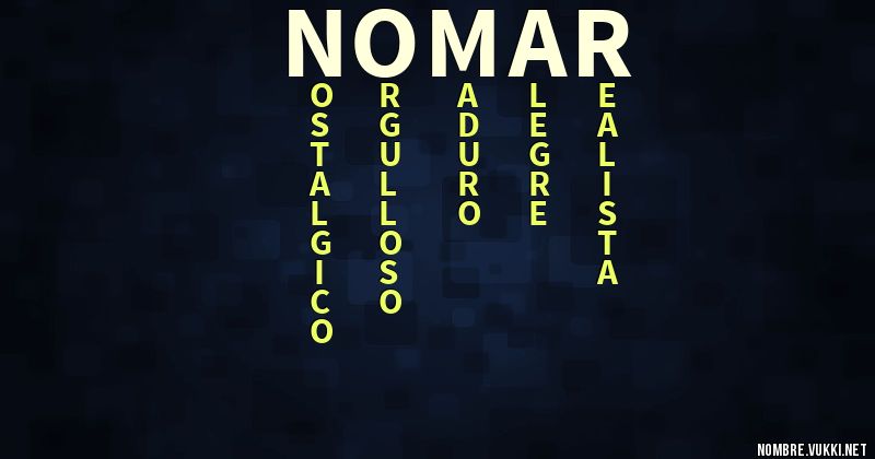 Qué significa nomar