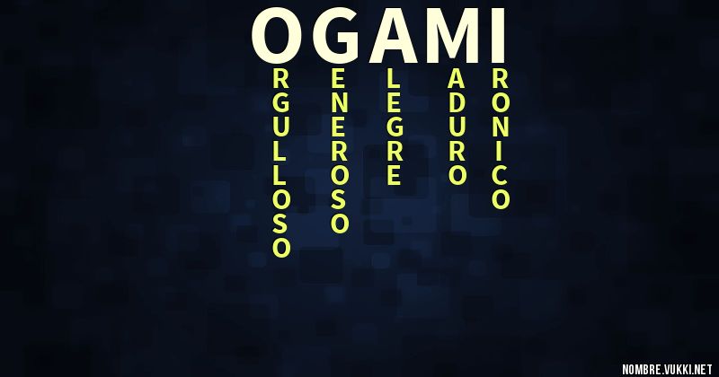 Qué significa ogami