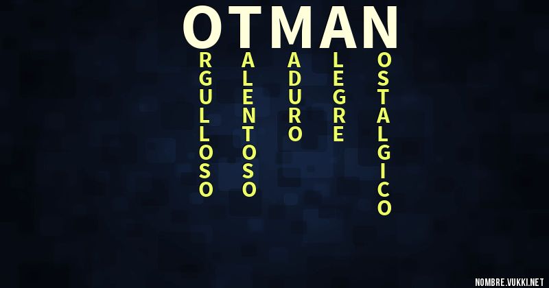 Qué significa otman