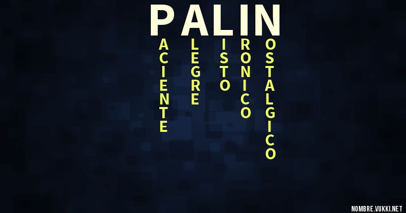 Qué significa palin
