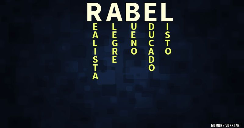 Qué significa rabel