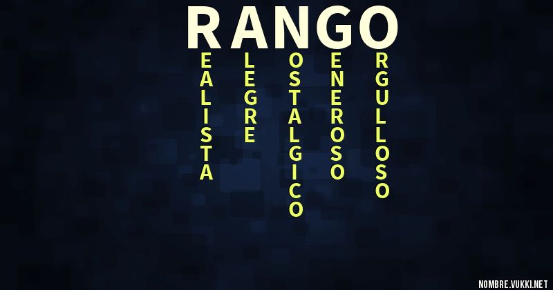 Qué significa rango