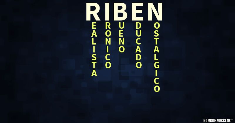 Qué significa riben