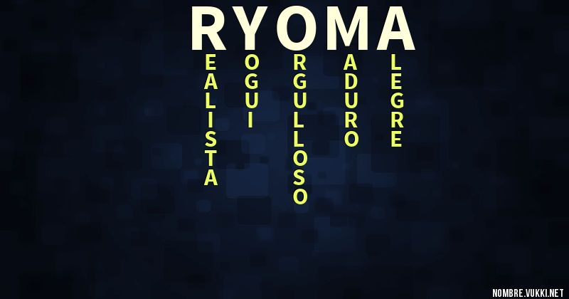 Qué significa ryoma