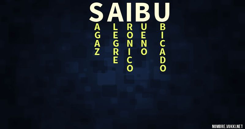 Qué significa saibu