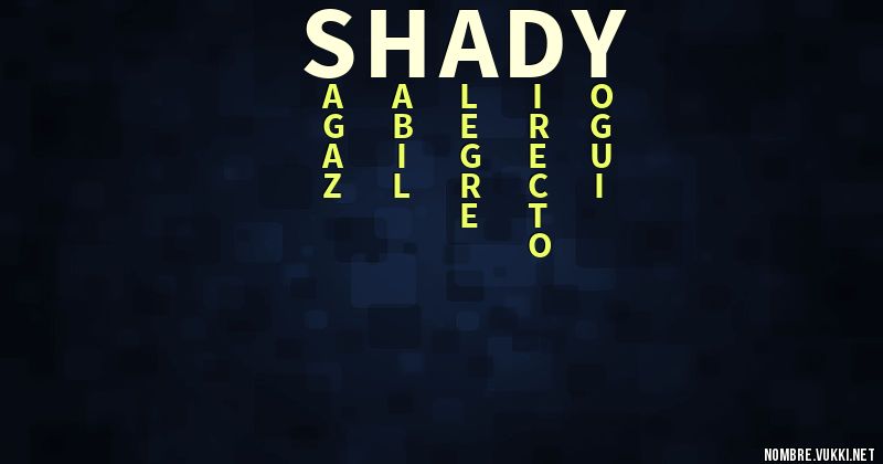 Qué significa shady