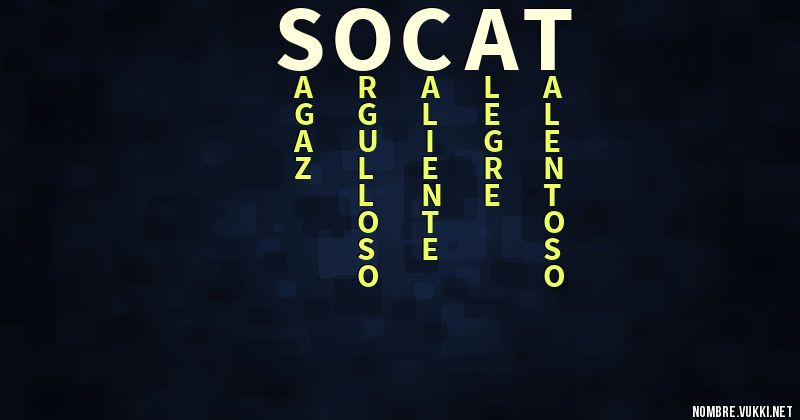 Qué significa socat