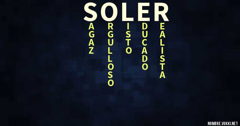 Qué significa soler