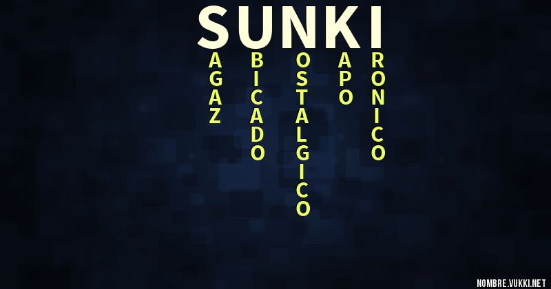 Qué significa sunki