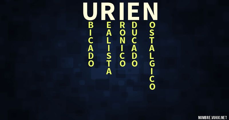 Qué significa urien