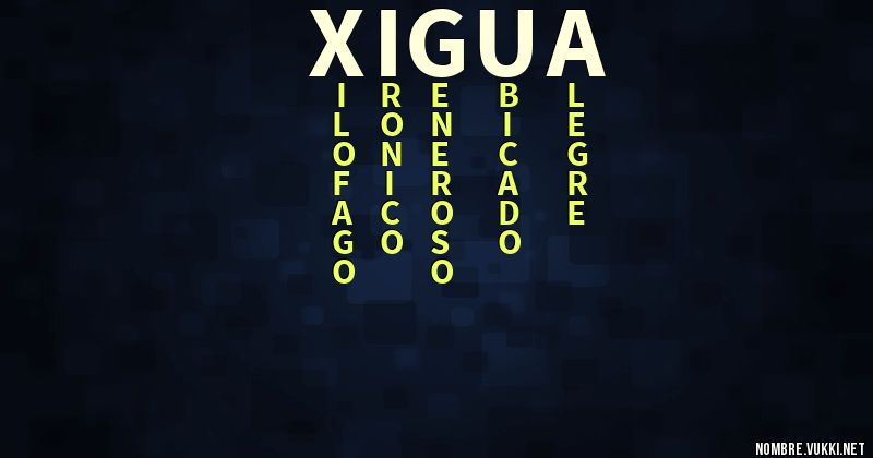 Qué significa xigua