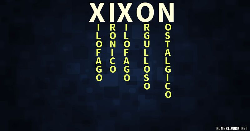 Qué significa xixon
