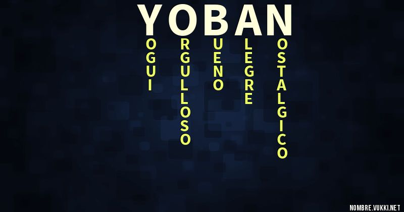 Qué significa yoban