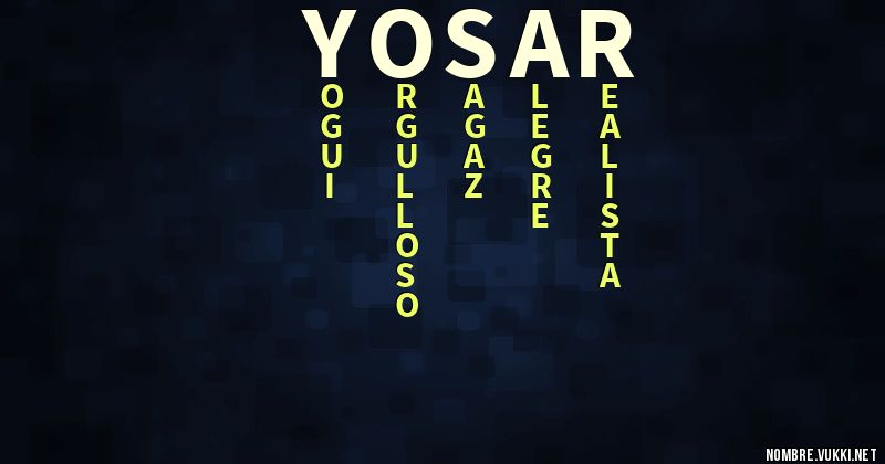 Qué significa yosar