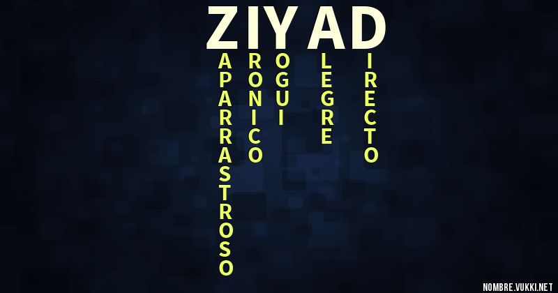 Qué significa ziyad