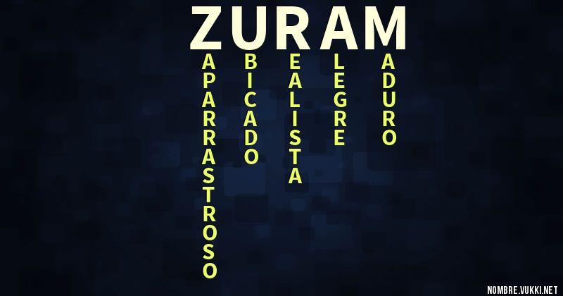 Qué significa zuram
