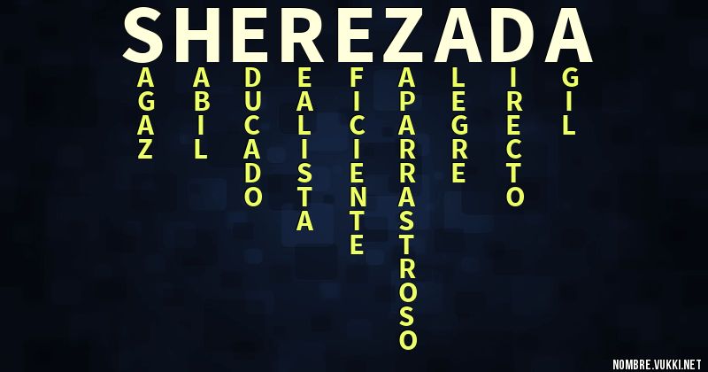 Qué significa sherezada
