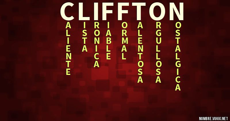 Qué significa cliffton