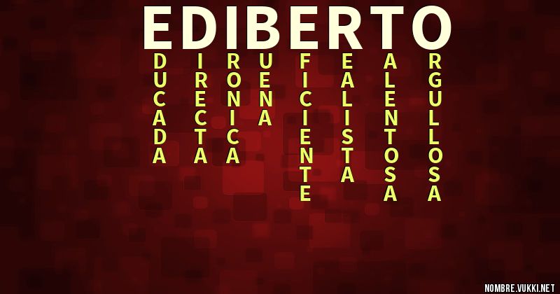 Qué significa ediberto