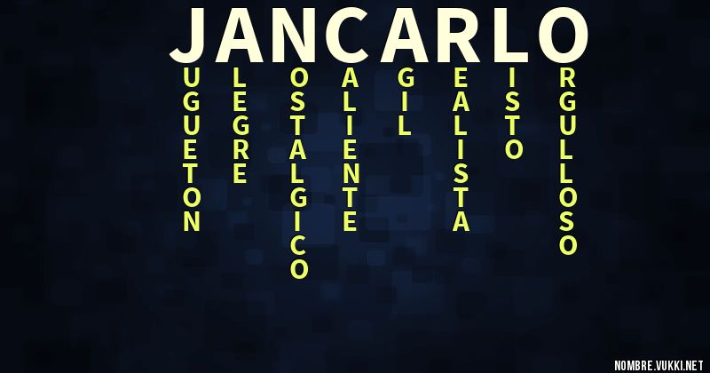 Qué significa jancarlo