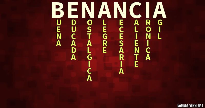 Qué significa benancia