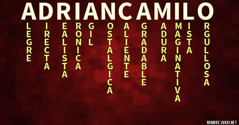 Qué significa adrian-camilo