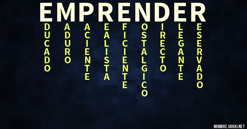 Qué significa emprender