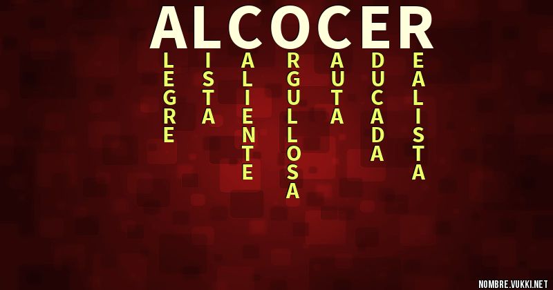 Qué significa alcocer