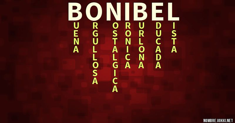 Qué significa bonibel
