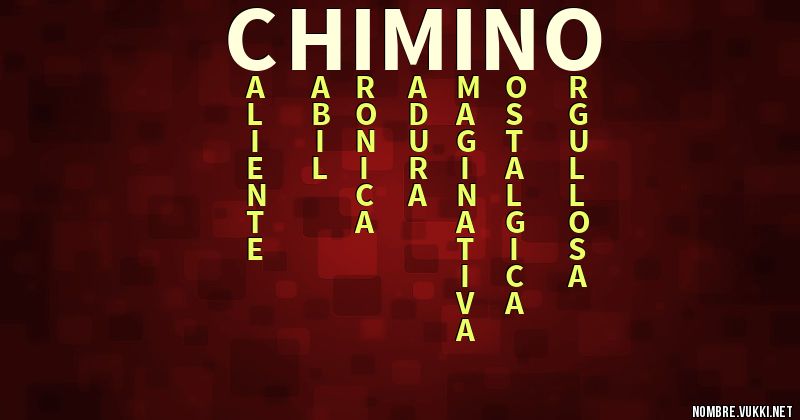 Qué significa chimino