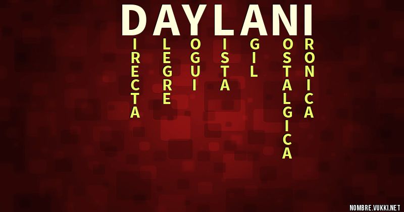 Qué significa daylani