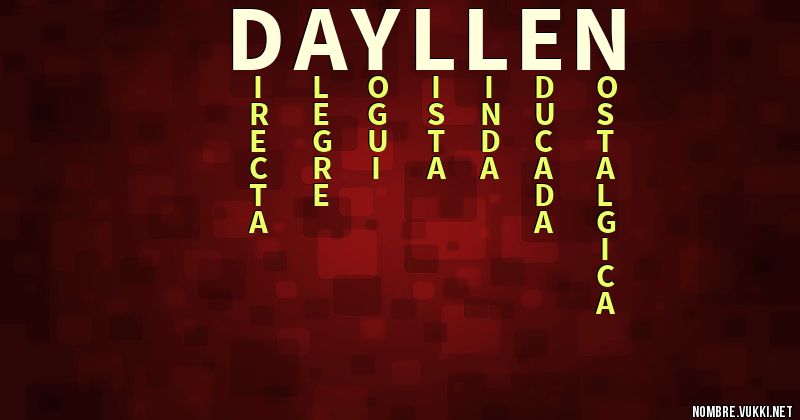 Qué significa dayllen