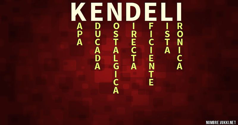 Qué significa kendeli