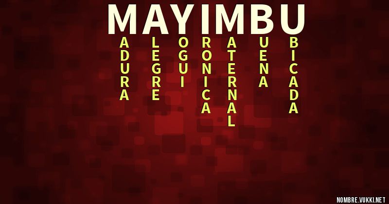 Qué significa mayimbu