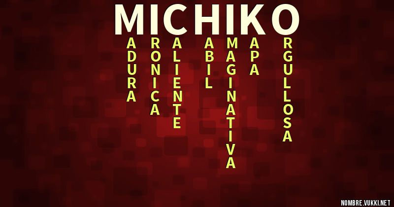 Qué significa michiko