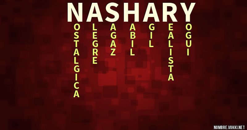 Qué significa nashary