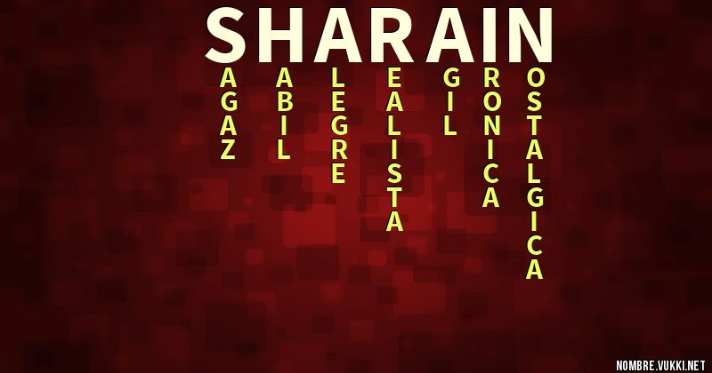 Qué significa sharain