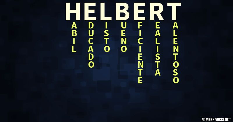Qué significa helbert