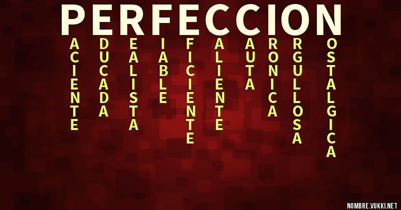 Qué significa perfeccion