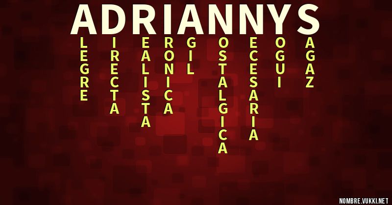 Qué significa adriannys