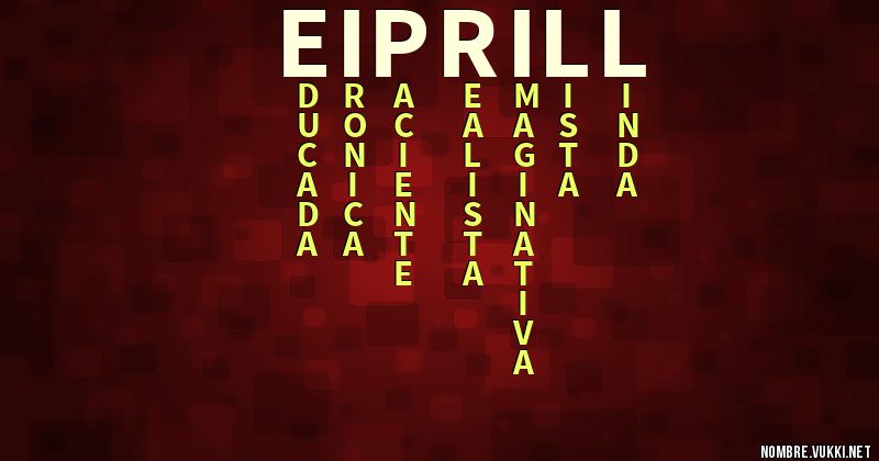 Qué significa eiprill