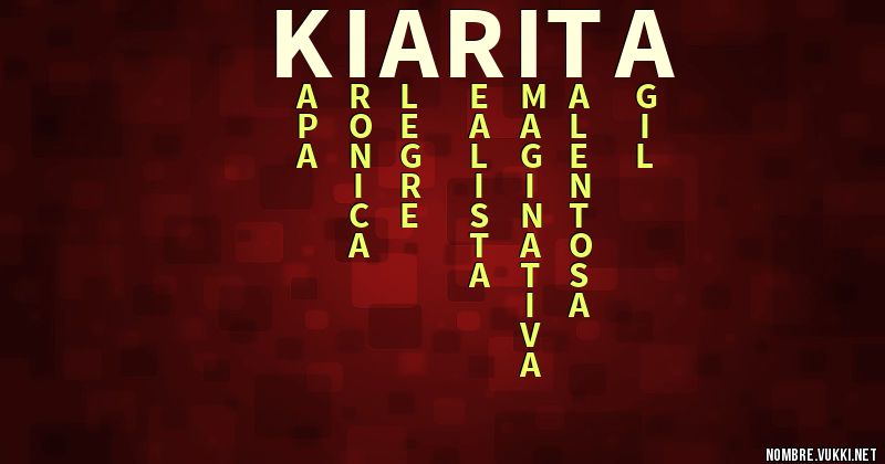 Qué significa kiarita