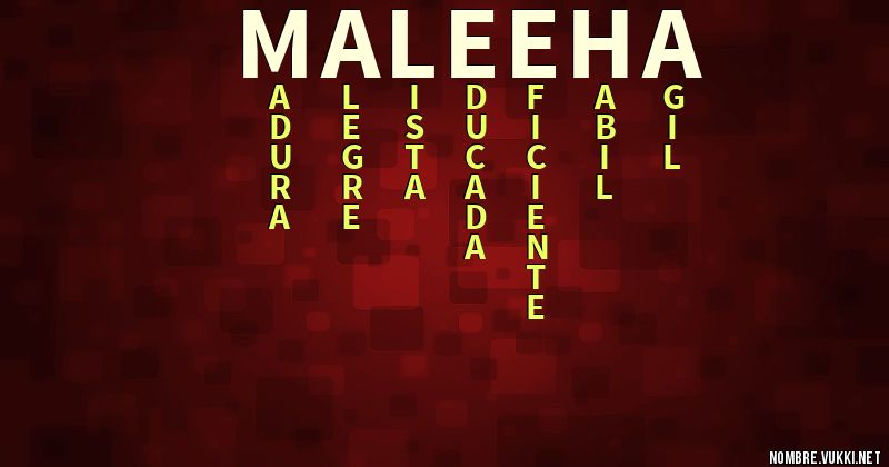 Qué significa maleeha