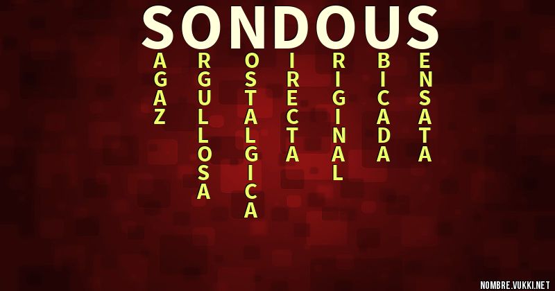 Qué significa sondous