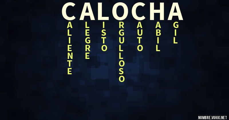 Qué significa calocha