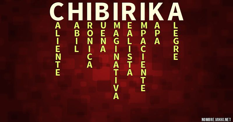Qué significa chibirika