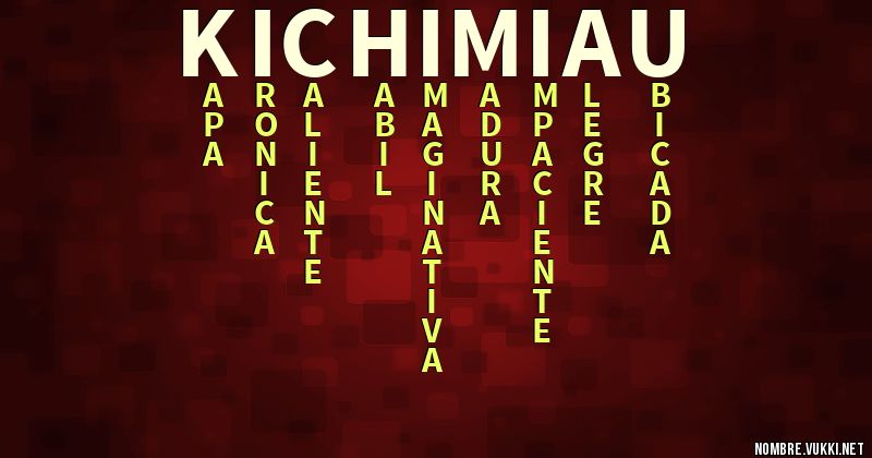 Qué significa kichimiau