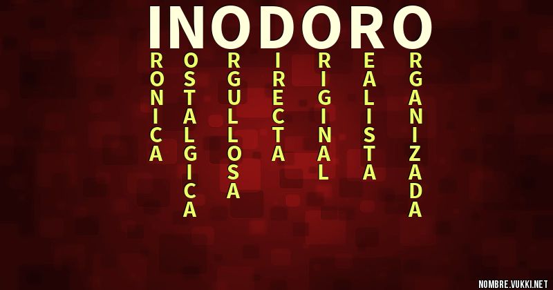 Qué significa inodoro
