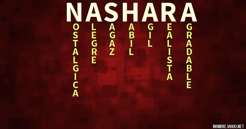 Qué significa nashara