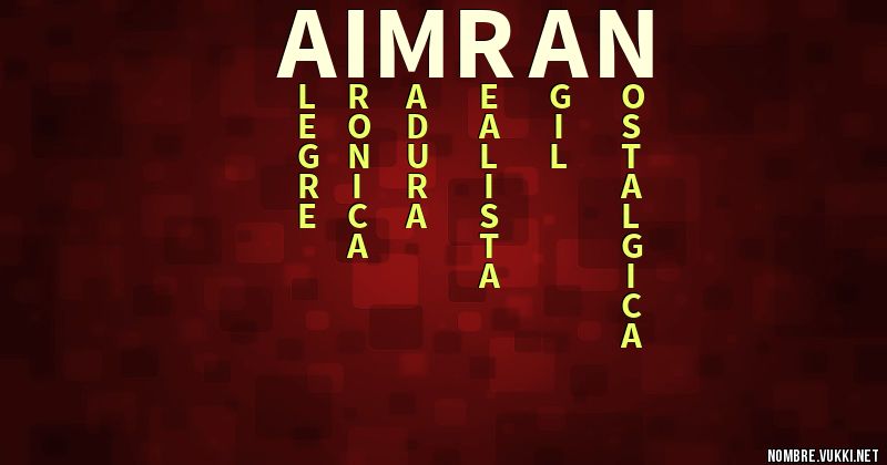 Qué significa aimran